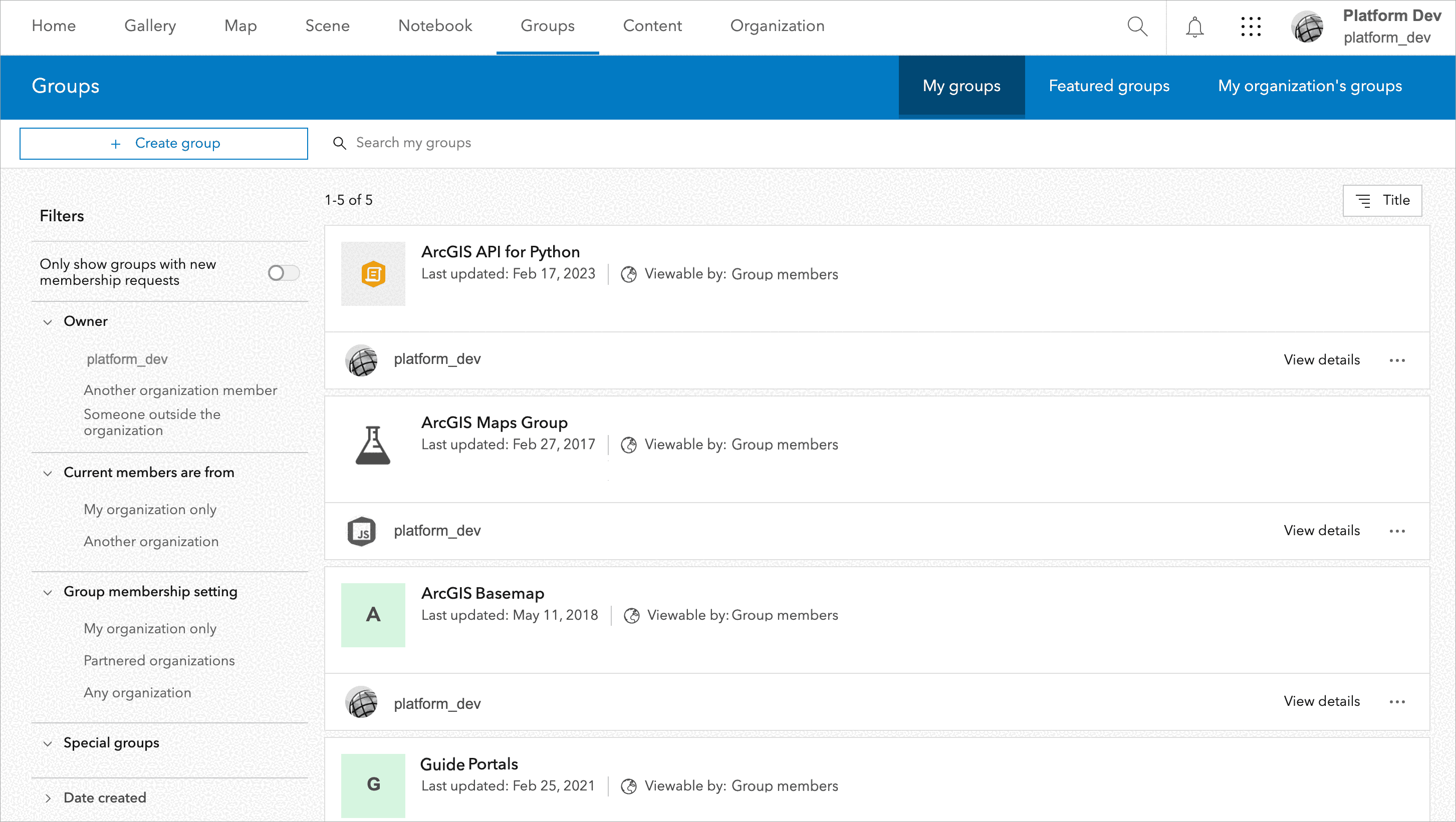 Portal administration tools | Documentation | Esri Developer