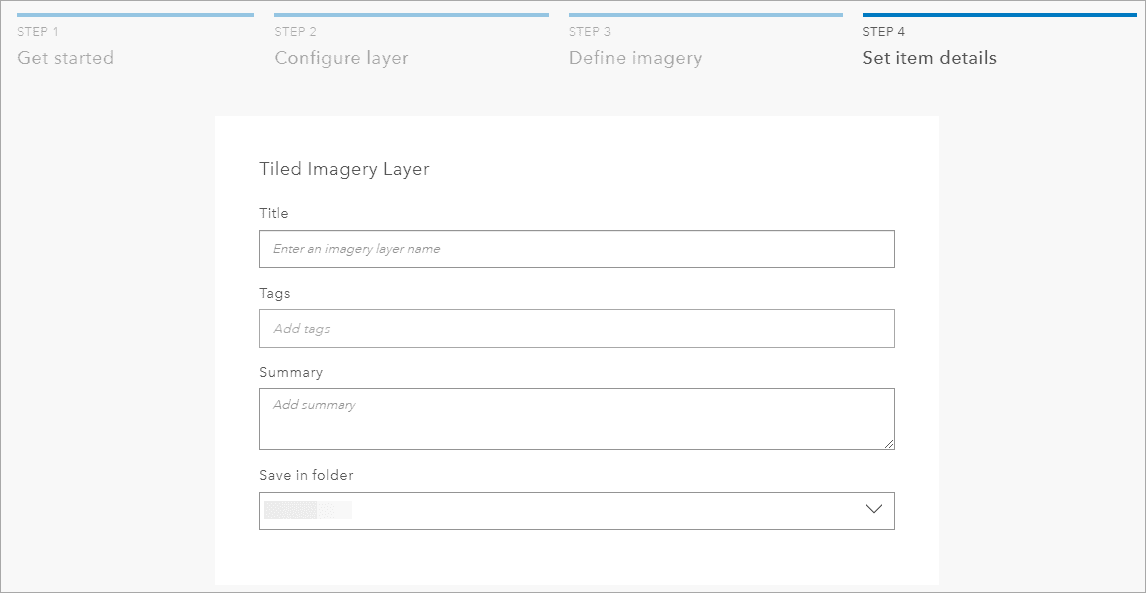 Tutorial: Create a tiled imagery layer | Documentation | Esri Developer