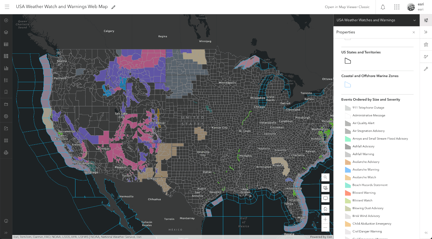 Types of mapping apps | Documentation | Esri Developer