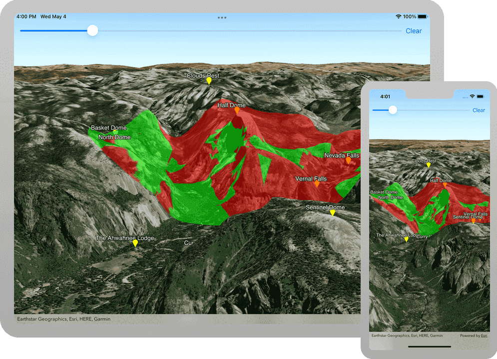Display a viewshed | Documentation | Esri Developer
