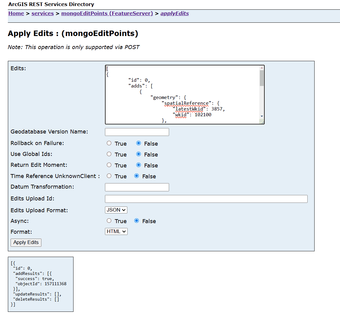 Create a MongoDB Custom Data Feed with Query and Editing Capabilities | ArcGIS Enterprise SDK
