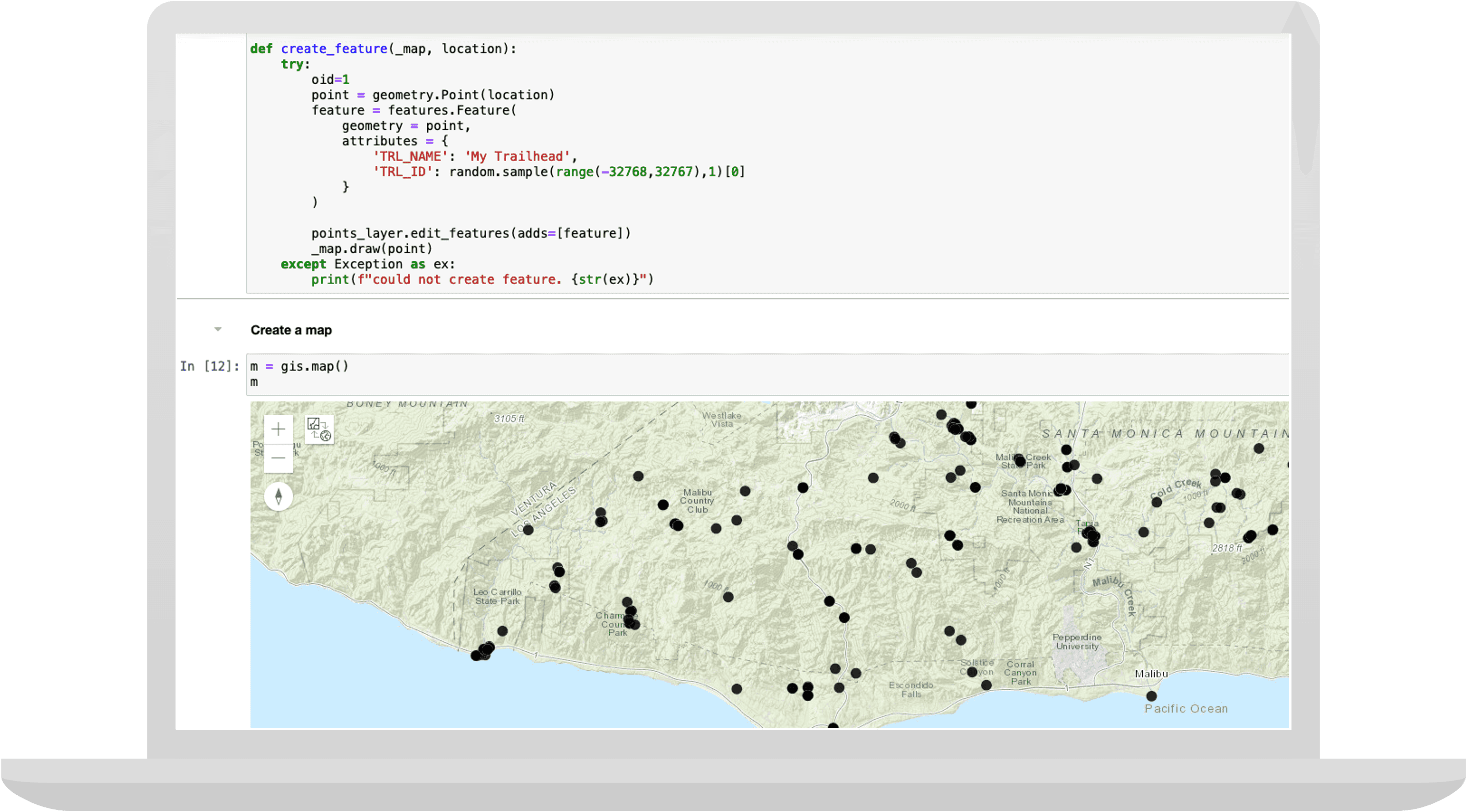 Tutorial: Create data | ArcGIS API for Python v2.3 | ArcGIS API for Python