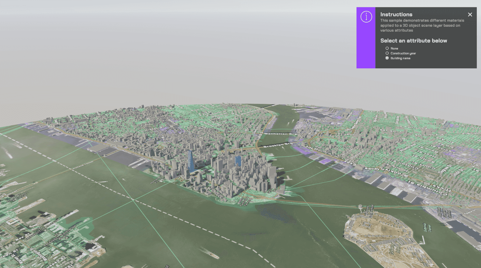 Render a 3D object scene layer by attribute values | ArcGIS Maps SDK for Unity | Esri Developer