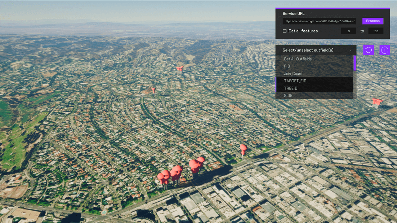 Query a feature layer | ArcGIS Maps SDK for Unreal Engine | Esri Developer