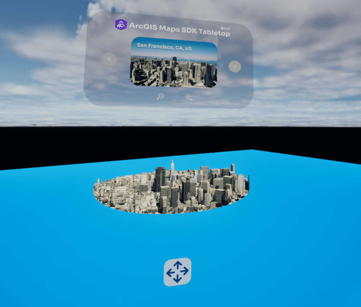 Explore the world in tabletop XR | ArcGIS Maps SDK for Unreal Engine v1 | Esri Developer